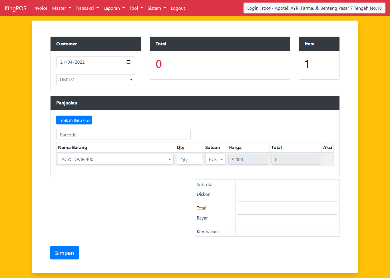 Sultan Iskandar Portofolio